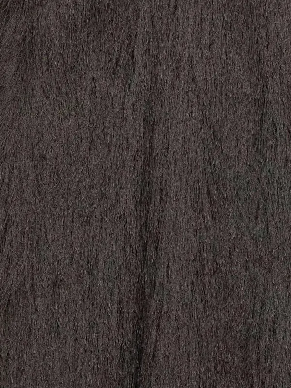 ALYSI Fringed V-neck Maxi Dress