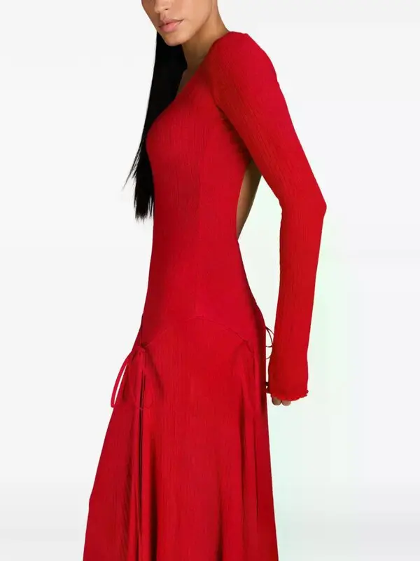 MARK-OFF Natalye Long Dress - Red