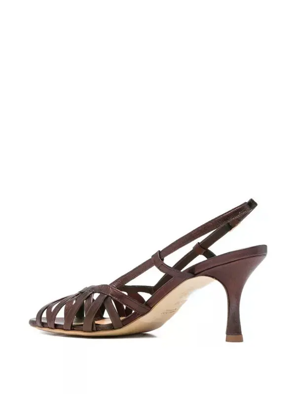 THE SELLER Metallic Cage-style Pumps