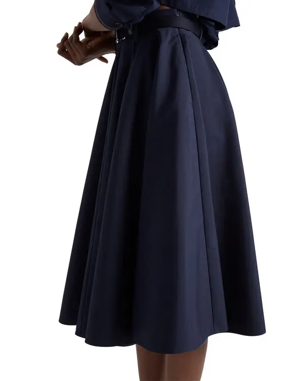 Prada Poplin Midi-skirt