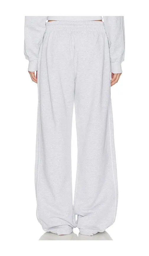Casablanca Embroidered Wide Leg Jersey Pants