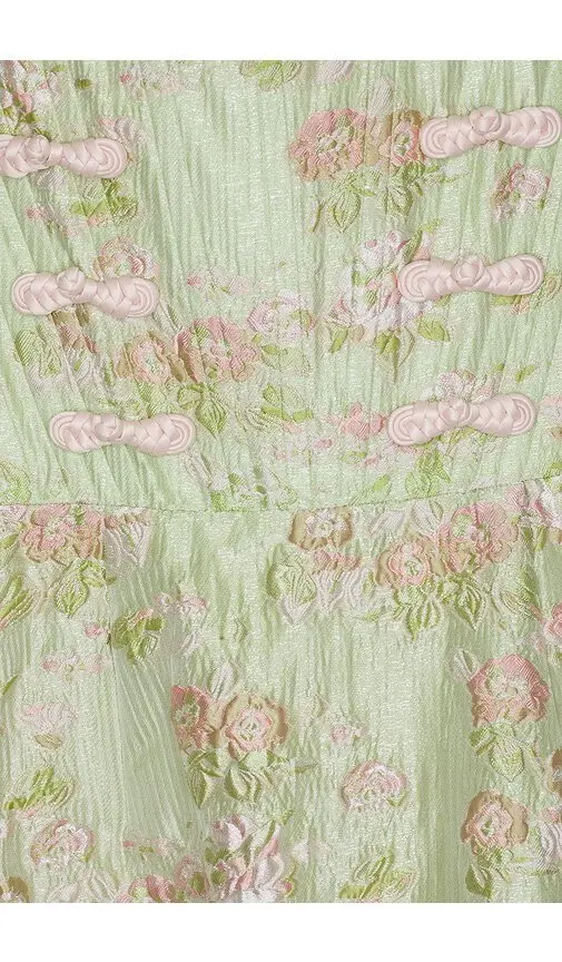 SAU LEE Andrea Brocade Gown