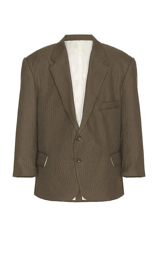 ART COMMUNITY Japanese Wool Blazer In . Also