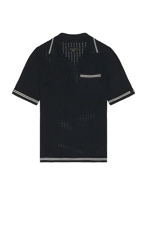 Rag & Bone Crochet Johnny Polo In . Also - Navy