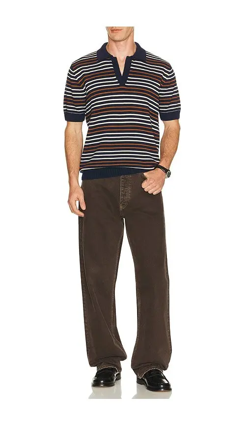 PERCIVAL Casa Martini Knitted Polo In . Also