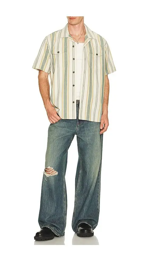 Filson Chambray Camp Shirt In . Also - Cream