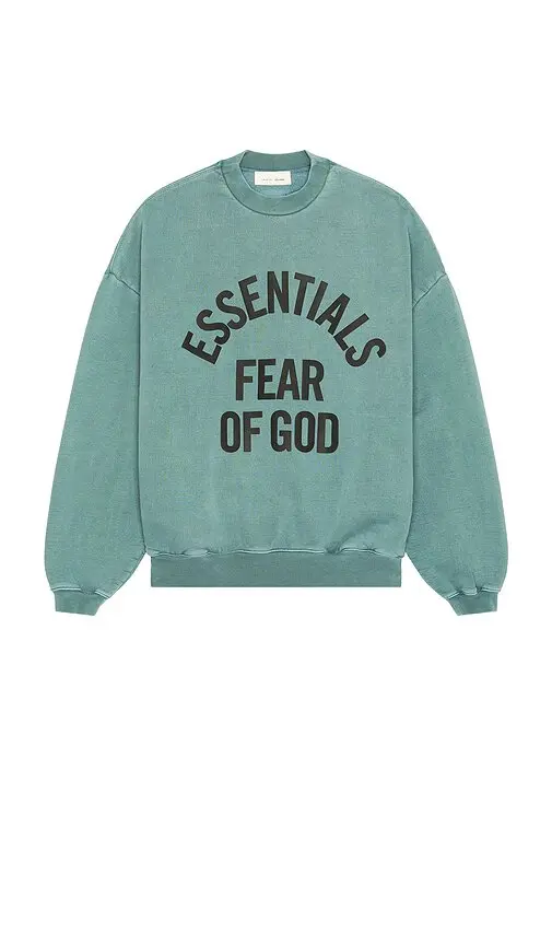 Fear Of God Campus 90's Crewneck Sweatshirt - Blue