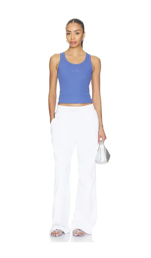 Gcds Ribbed Logo Tank Top