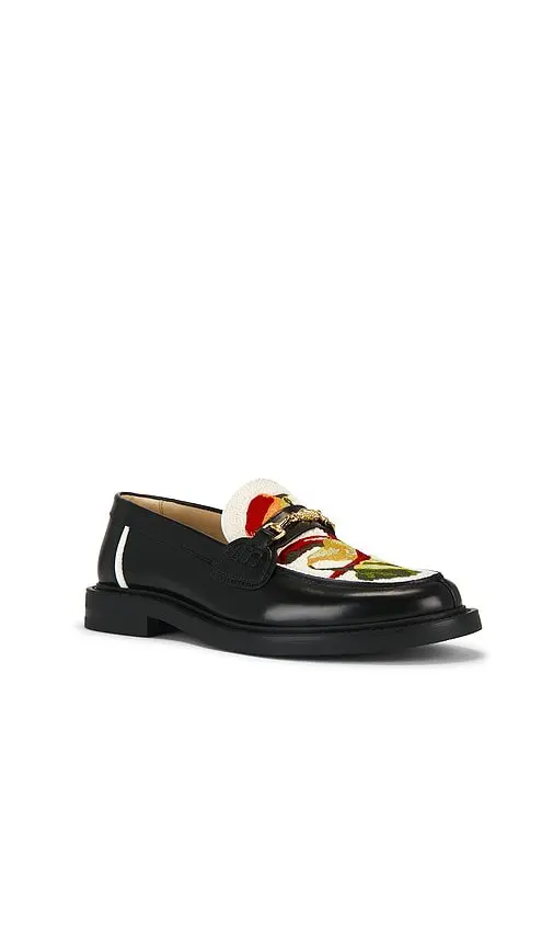 Filling Pieces Pepper Loafer With Graphic Embroidery
