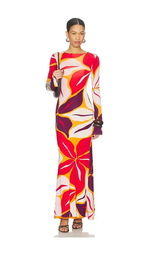 CALA DE LA CRUZ Amay Dress - Red