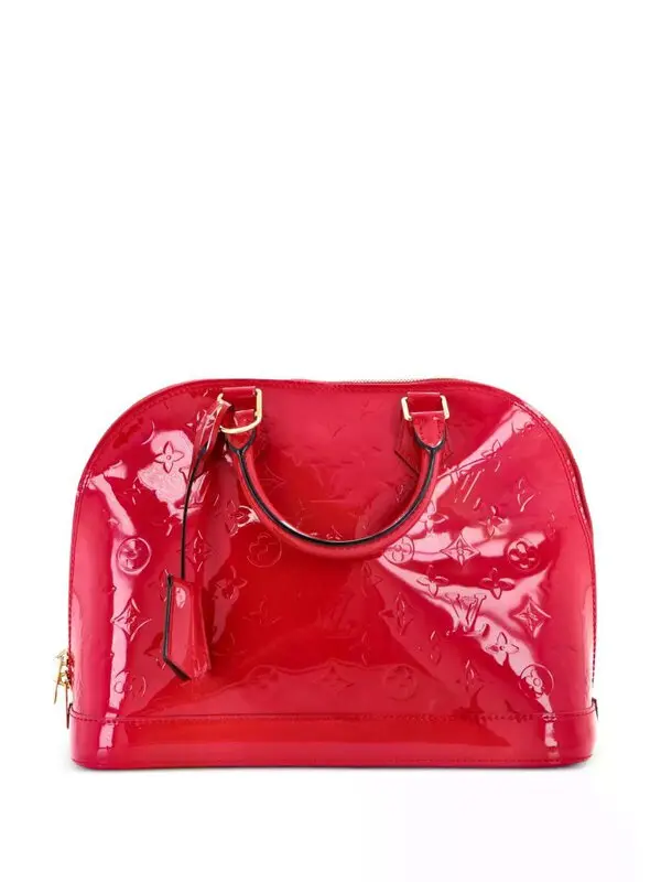 LOUIS VUITTON Alma Handbag Monogram Vernis Pm Satchel