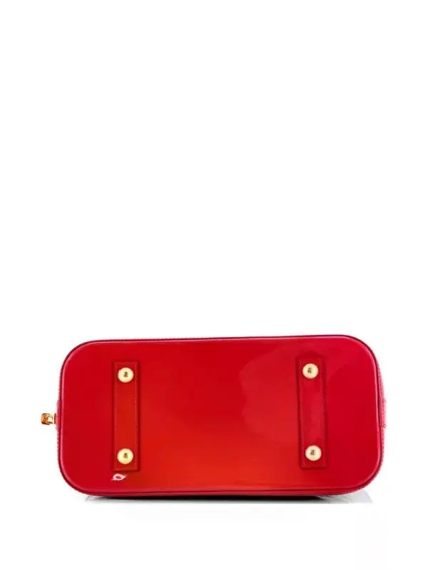 LOUIS VUITTON Alma Handbag Monogram Vernis Pm Satchel