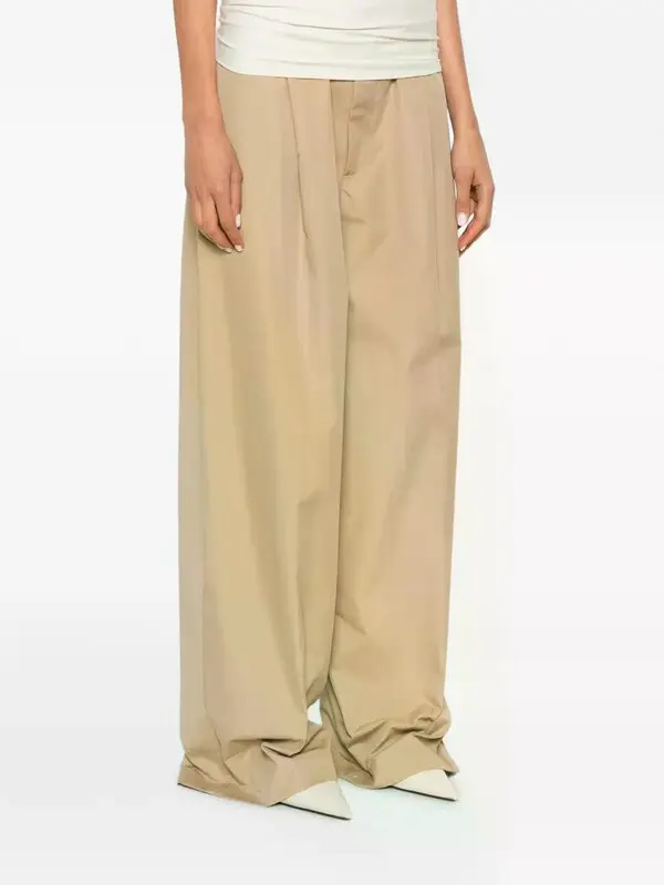 DARKPARK Wendy Fold-over Pleated Trousers