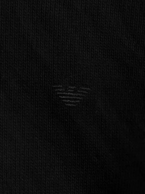 Emporio Armani Embroidered Logo Crew Neck Sweater