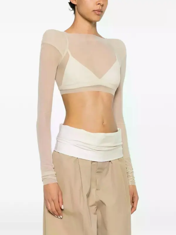 Rick Owens Temple Helm Padded-shoulder Top