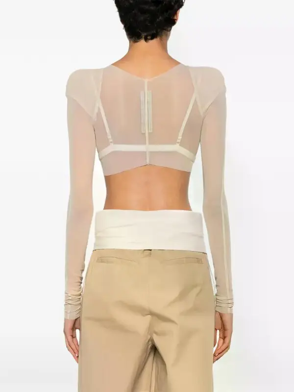 Rick Owens Temple Helm Padded-shoulder Top