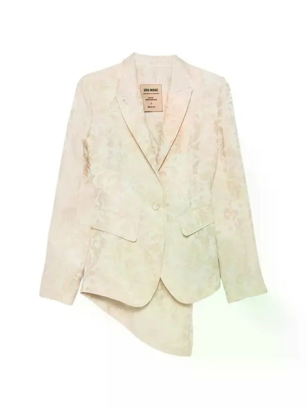 UMA WANG Asymmetric Hem Blazer - Neutrals