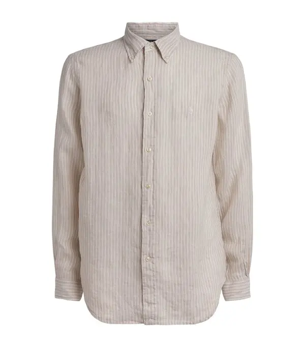 Polo Ralph Lauren Linen Custom-fit Stripe Shirt