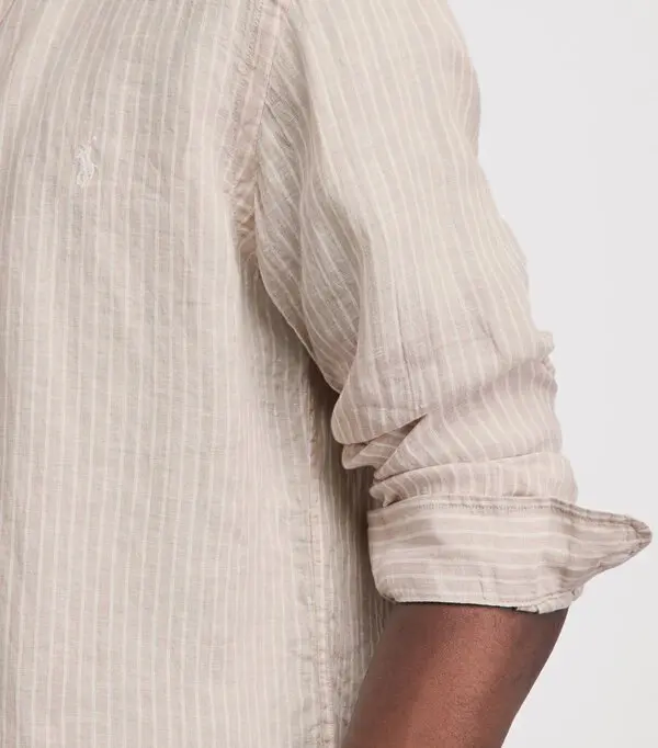 Polo Ralph Lauren Linen Custom-fit Stripe Shirt