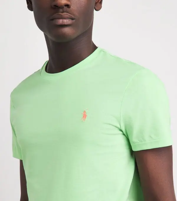 Polo Ralph Lauren Cotton Custom Slim-fit T-shirt - Green