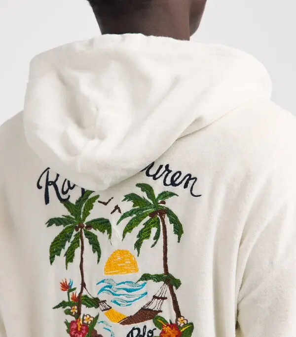 Polo Ralph Lauren Cotton-blend Palm Tree Zip-up Hoodie