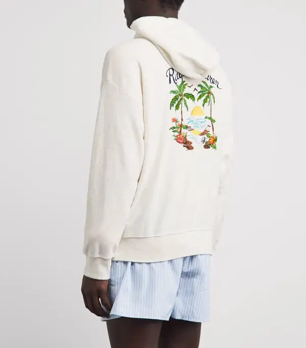 Polo Ralph Lauren Cotton-blend Palm Tree Zip-up Hoodie