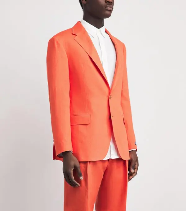 Polo Ralph Lauren Linen Single-breasted Blazer