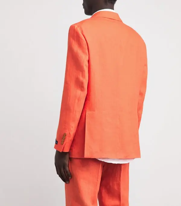 Polo Ralph Lauren Linen Single-breasted Blazer