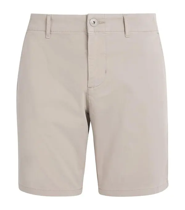 Paige Phillips Straight-leg Chino Shorts - Beige