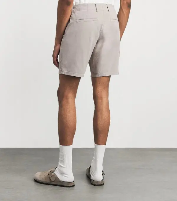 Paige Phillips Straight-leg Chino Shorts - Beige