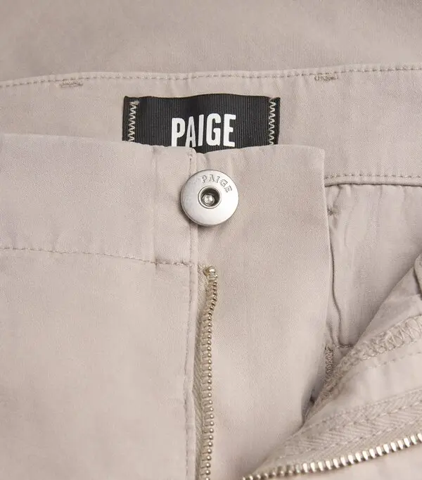 Paige Phillips Straight-leg Chino Shorts - Beige