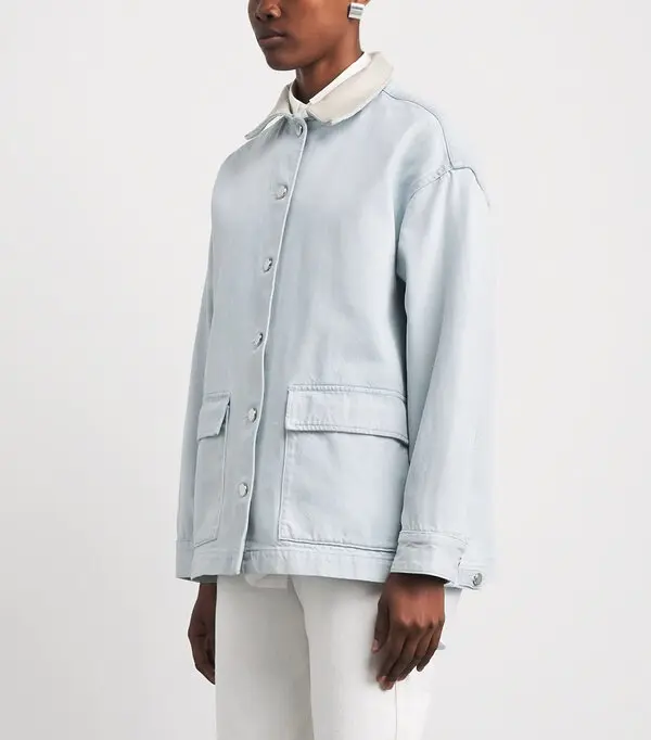 AGOLDE X Marina Mcmanus Oversized Field Jacket - Blue