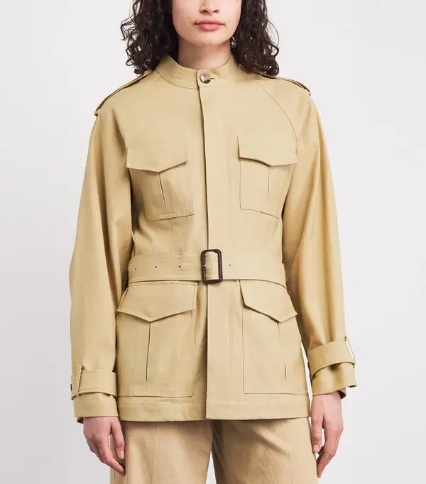 Polo Ralph Lauren Hemp-cotton-linen Field Jacket - Beige