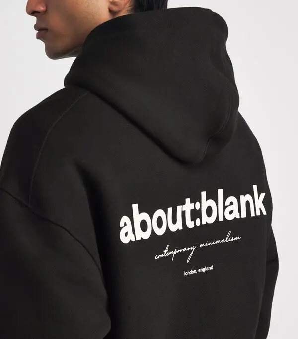 ABOUT:BLANK Cotton Loopback Hoodie - Black