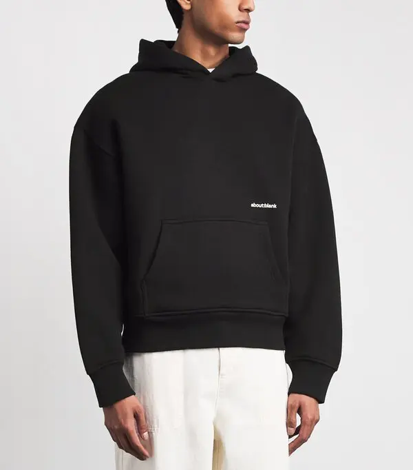 ABOUT:BLANK Cotton Loopback Hoodie - Black