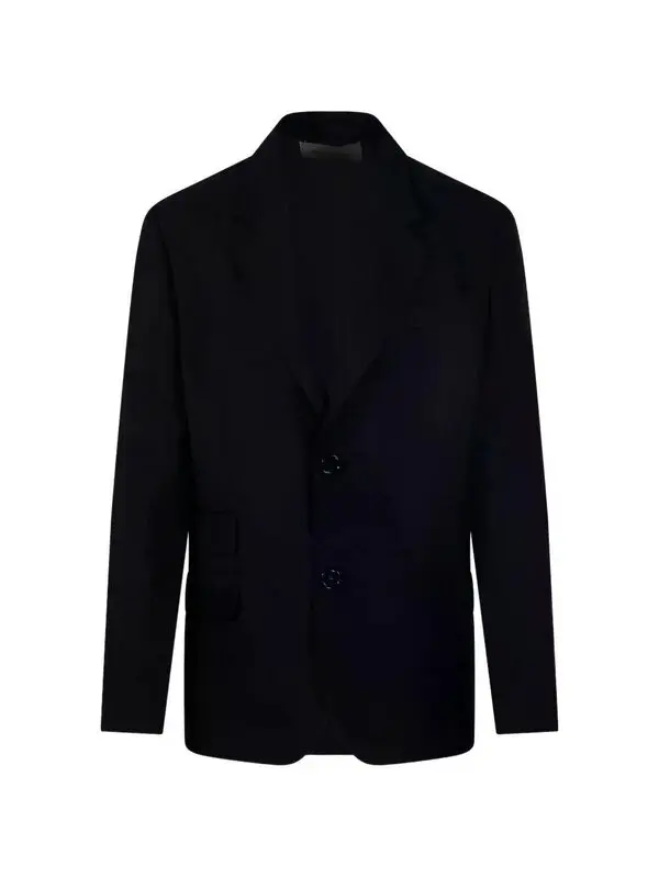 AMI Paris Single-breasted Blazer - Black