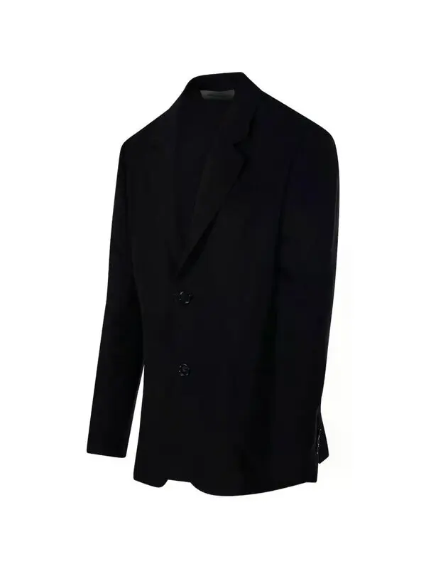 AMI Paris Single-breasted Blazer - Black