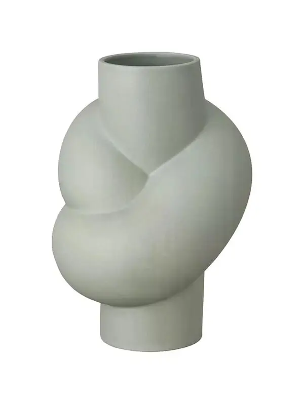 ROSENTHAL Node Knotted Vase - Grey