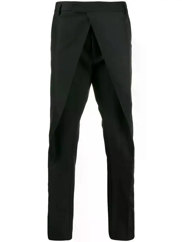 LES HOMMES Tailored Front-bib Trousers