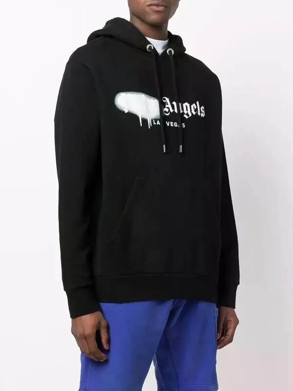 Palm Angels Las Vegas Sprayed-logo Hoodie