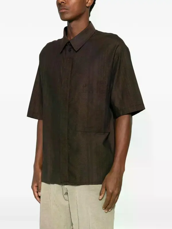 FREI-MUT Salter Textured Short-sleeve Shirt