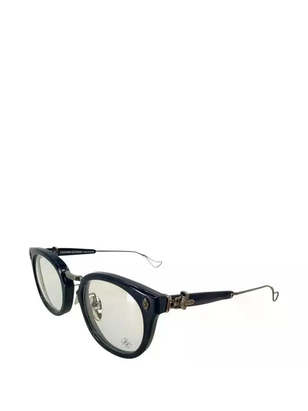 Chrome Hearts Round Frame Eyeglasses