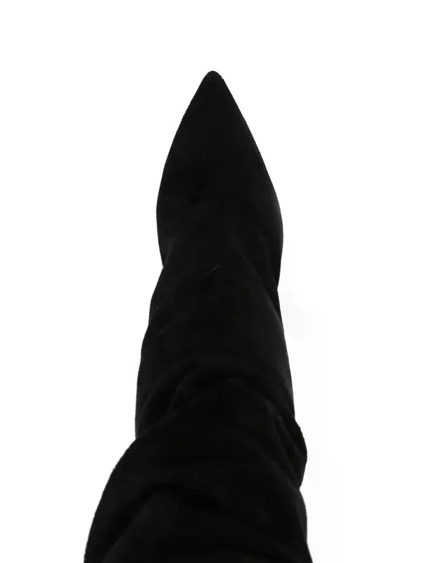 Philipp Plein Ruched Knee-high Boots