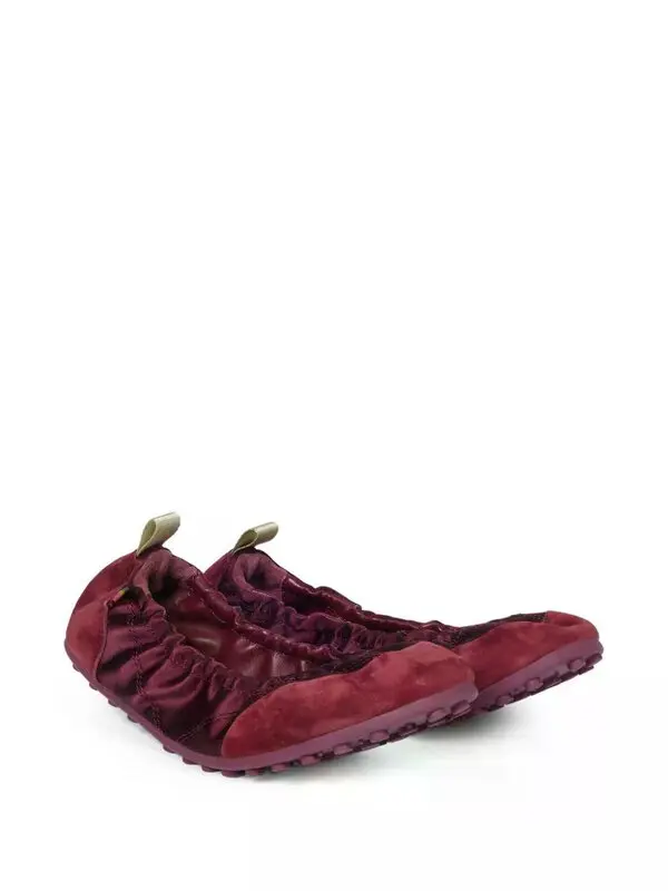 Paul Smith Laguna Panelled Ballet Flats - Red