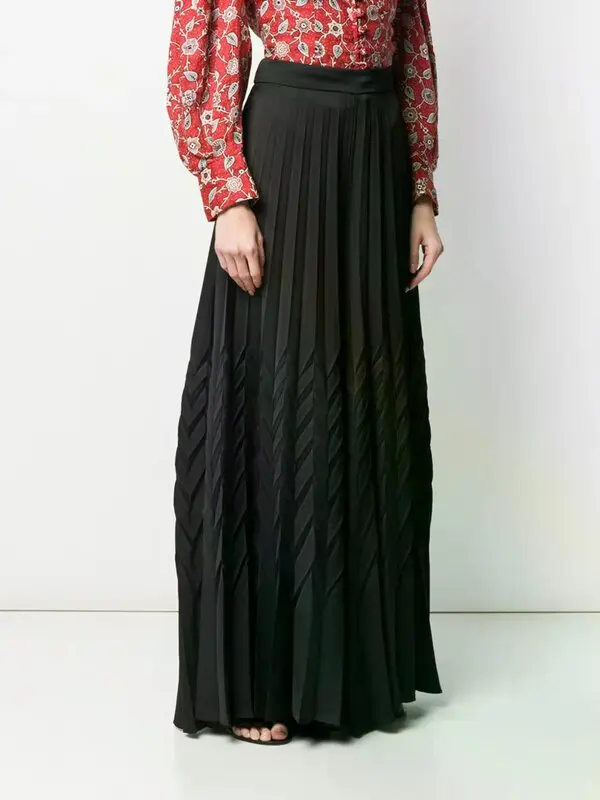 Blumarine Chevron Palazzo Trousers