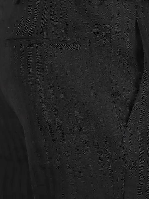PETAR PETROV Herringbone Trousers