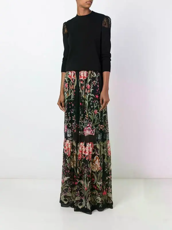 Roberto Cavalli Galaxy Garden Maxi Skirt