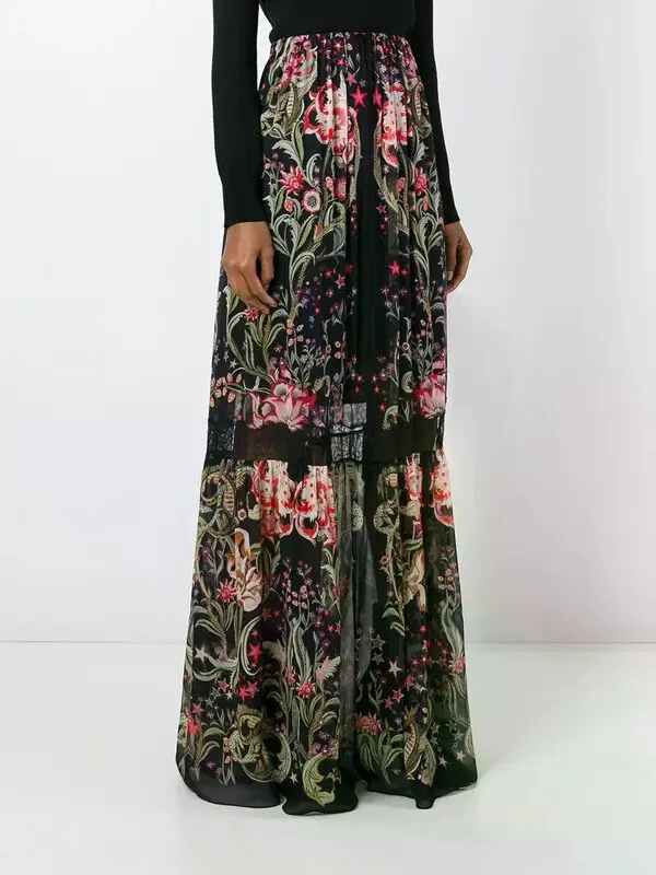 Roberto Cavalli Galaxy Garden Maxi Skirt