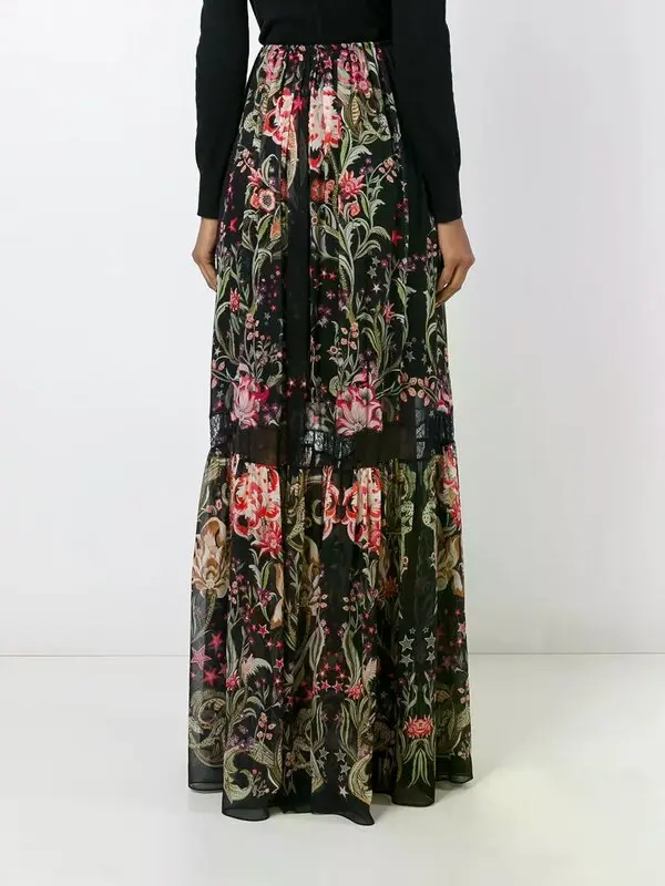 Roberto Cavalli Galaxy Garden Maxi Skirt