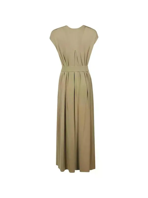Max Mara Keyhole Detail Maxi Dress